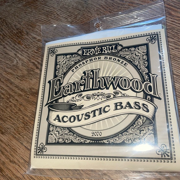 ernie ball | Other | Ernie Ball 270 Earthwood Acoustic Bass Strings ...